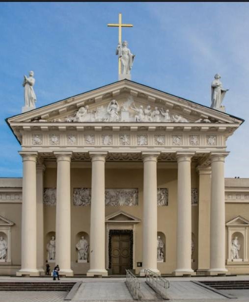 Aprašymas: Vilniaus istoriniai objektai - Vilnius yra mokykla